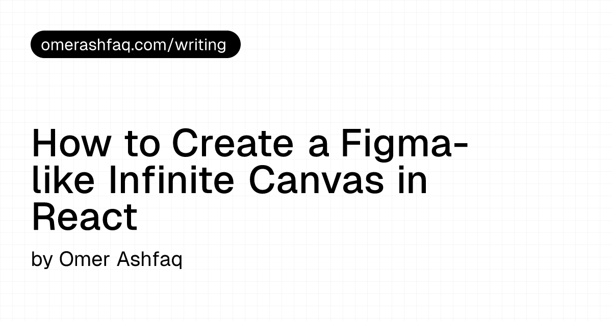 How to Create a Figma-like Infinite Canvas in React